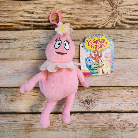 Nickelodeon | Toys | 8 Yo Gabba Gabba Foofa Plush Keychain | Poshmark